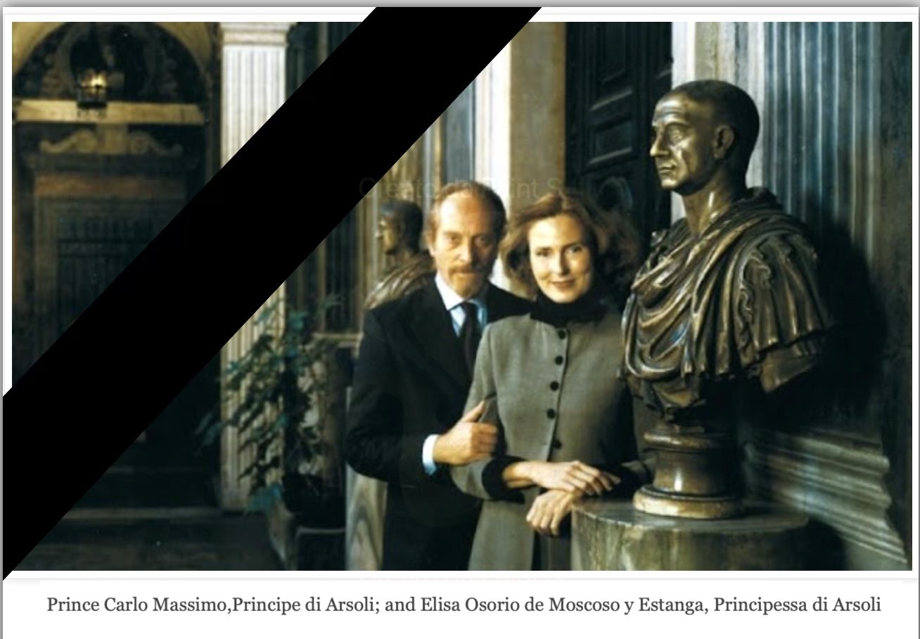 Principe Carlo Massimo (1942-2023) | Gothanjou