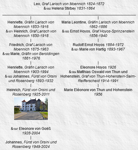 Johannes, Fürst von Orsini und Rosenberg (1949-2024) | Gothanjou